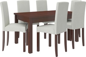 ADRK Furniture Sada stolu s židlemi RODOS 56 SE-ROD-56-DW-B121