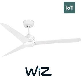 FARO NU 33721WP 52“ matná bílá/matná bílá Reverzní stropní ventilátor WiZ