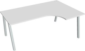 Kancelářský stůl Ergo levý Hobis UEA 180060L, deskaakát, černá černá