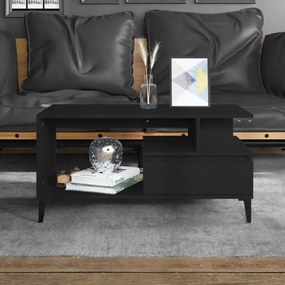 Konferenční stolek černý 90 x 49 x 45 cm kompozitní dřevo,  819621 HangarStore.cz