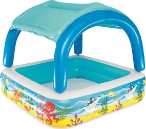 Bestway Dětský bazének se stříškou modrý 140 x 140 x 114 cm 52192 [3202424]