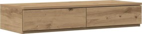 Rám postele s úložným prostorem se dveřmi Artisanový dub 100 cm 3335620