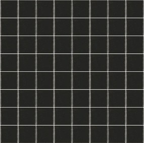 Hisbalit Skleněná mozaika černá Mozaika 101C LESK 4x4  4x4 (32x32) cm - 40101CLH