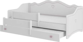 Dvojitá postel s matracemi EMKA II Pink 160x80