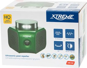 Ultrazvukový odpuzovač hlodavců XTREME MR-02, účinnost 150m2, LED diody