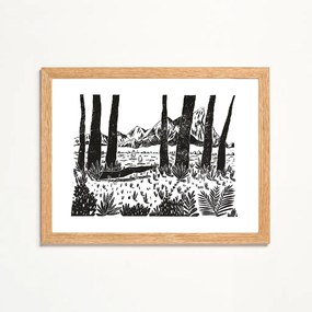 Pavla Baštanová | Koupání Rám: Bez rámu, Velikost: 30 x 40 cm