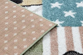 Detský kusový koberec Fun Pets multi, 80x150, viacfarebná, detská izba, Dywany Łuszczów