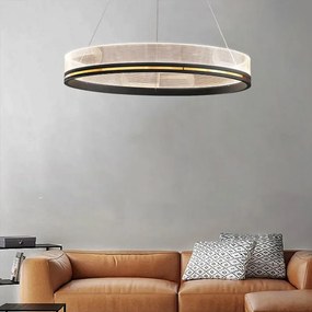 Toolight Toolight, LED závěsné svítidlo 60cm APP1192-CP, černá-zlatá, OSW-40023