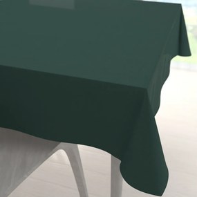 Biante Čtvercový bavlněný saténový ubrus ST-018 Tmavý lesní zelený 130x130 cm