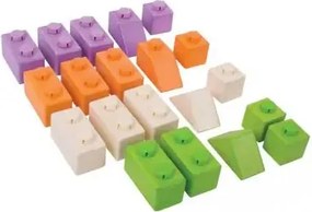 Bigjigs Baby Dřevěné Spojkostky Basic set / od 1 roku
