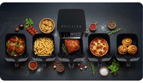 Fritéza Berdsen BD-655 černá s horkým vzduchem pro zdravé smažení