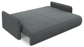 Šedá rozkládací/s úložným prostorem pohovka 216 cm Nanea – Makamii