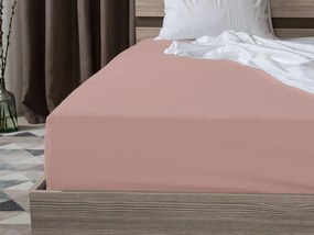 Jersey prostěradlo světle růžové 200 x 220 cm