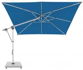 Zahradní výkyvný slunečník s boční tyčí Doppler EXPERT 3 x 3 m- modrý