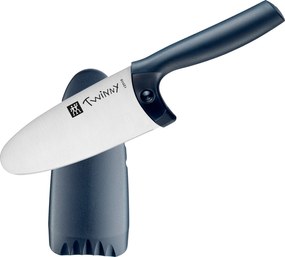 Šéfkuchařův nůž Twinny pro děti 10 cm nebově modrý