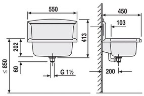 Aliaxis Česká republika s.r.o. Mereo, Víceúčelové umyvadlo Multiset a příslušenství, PR7181C (60005010099)