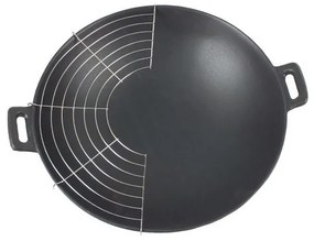 KELA Wok litinový 36 cm s příslušenstvím sada 5 ks KL-77943