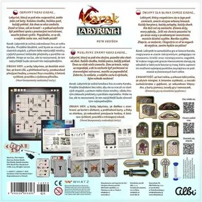 ALBI Společenská hra Karak: Labyrinth / Zakreslovací hra / 1-4 hráči /