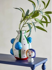 Ručně malovaná váza z dolomitu (výška 33 cm) Conneli – Bloomingville