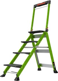 Little Giant | Jumbo Step – sklolaminátové schůdky se širokými 21cm schody Max. dosah: 289 cm / 4 schody