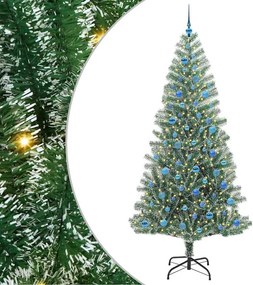 Umělý vánoční stromeček se sněhem a LED osvětlením 240 cm 3396840