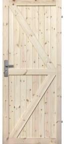Interiérové dveře Radex dřevěné LOFT II Šířka dveří: 60 cm, Otvírání dvěří: Levé