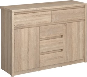 Komoda 2D5S, dub sonoma, NORTY TYP 10