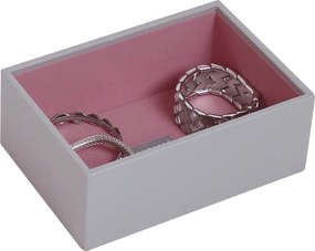 Krabička na šperky Stackers open mini šedá