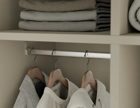 Novaro 80 Šatní skříň s křídlovými dveřmi