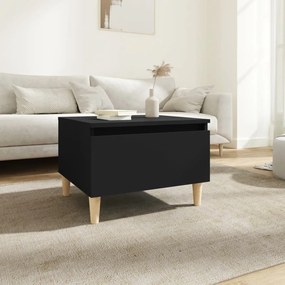vidaXL Odkládací stolek 50 x 46 x 35 cm kompozitní dřevo [819510] Barva: Černá