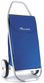 Rolser COM Tweed nákupní taška na kolečkách, modrá