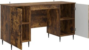 Stůl Kouřový dub 142,5 x 50 x 75 cm Kompozitní dřevo 3414608