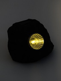 Sinsay - Zahradní solární LED lampa ve tvaru kamene - šedá