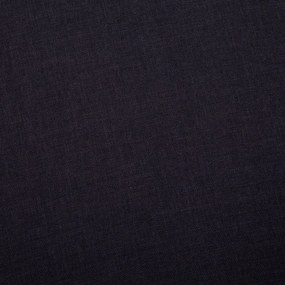 vidaXL 2místná pohovka textilní čalounění černá