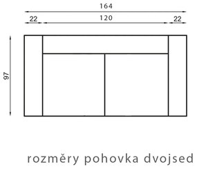 Sedací sestava IRYS 3+2+1 | VÝBĚR TKANIN