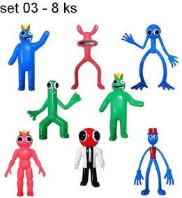 Roblox Rainbow Friends set 6, 8 nebo 12 figurek Set: set 03 - 8 ks