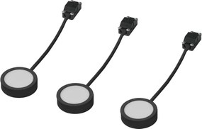 Osram - SADA 3x LED Podlinkové svítidlo UNDERCABINET LED/3W/230V 3000K černá