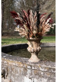 Umělá rostlina zeleno červené lístky – 40 cm
