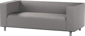 Potah na pohovku IKEA  Klippan 2-místná barva šedá látka pletený vzor