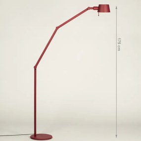 Stojací designová lampa Niki Red Big
