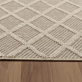 Kusový koberec Patara 4953 Beige – na von aj na doma, 80x250, béžová, chodba / predsieň, Ayyildiz