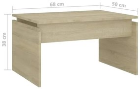 Konferenční stolek, dřevo, dub sonoma, NoBi KAROLINA