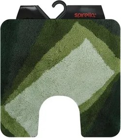 SPIRELLA Koupelnová WC předložka KALI zelená / akryl / 55 x 55 cm
