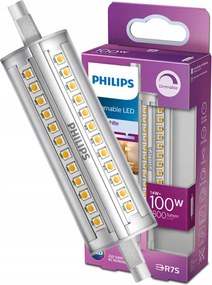 Led žárovka R7S Žárovka 14W 100W 1800lm 4000K Neutrální Stmívatelná Philips