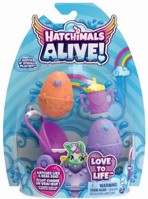 Set figurek a příslušenství hatchimals hrací set s kočárkem pro zvířátka