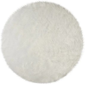 Flair Rugs koberce Kusový koberec Faux Fur Sheepskin Ivory kruh ROZMĚR: 120x120 (průměr) kruh