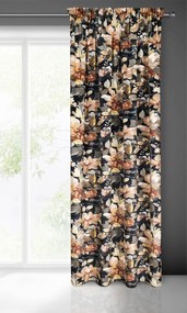 ZATEMŇOVACÍ ZÁVĚS NA PÁSCE BETTY 140X300 CM KVĚTY