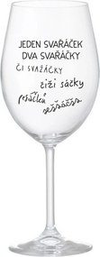 SVAŘÁČEK - čirá sklenice na víno 350 ml