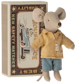 Maileg - Hračky značky Maileg Myška velký bratr v krabičce