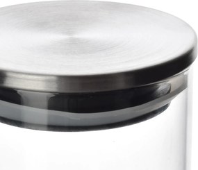 Skleněná kuchyňská dóza MODERN KITCHEN čirá